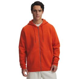 Under Armour Fleecejacke in Orange - 54% | Gr&ouml;&szlig;e XL | Herren-pullover-sport