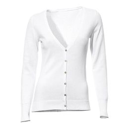 Heine Cardigan in Wei&szlig; - 41% | Gr&ouml;&szlig;e 38 | Damen-pullover-cardigans