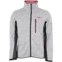 Peak Mountain Fleecejacke "Calaska" in Grau - 65% | Gr&ouml;&szlig;e L | Herren-pullover-sport