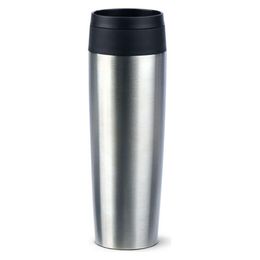 Emsa Thermobecher "Travel Mug Classic" in Silber/ Schwarz - 500 ml - 34% | Damen-outdoor-ausruestung