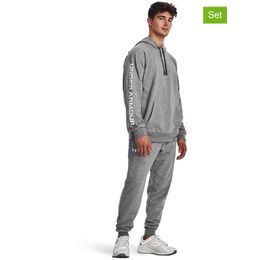 Under Armour 2tlg. Outfit in Grau - 47% | Gr&ouml;&szlig;e XXL | Herren-sweatshirts-jacken