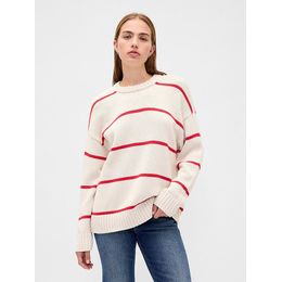 GAP Pullover in Creme/ Rot - 64% | Gr&ouml;&szlig;e XL | Damen-pullover-cardigans