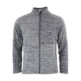 Peak Mountain Fleecejacke "Croco" in Grau - 65% | Gr&ouml;&szlig;e M | Herren-pullover-sport