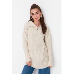 Trendyol Pullover in Creme - 68% | Gr&ouml;&szlig;e S | Damen-pullover-cardigans