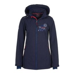 Peak Mountain Softshelljacke "Amont" in Dunkelblau - 66% | Gr&ouml;&szlig;e L | Damen-outdoorjacken