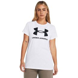 Under Armour Shirt "Sportstyle" in Wei&szlig; - 49% | Gr&ouml;&szlig;e S | Damen-tops