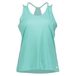 Reebok Trainingstop "TS Activchill Athletic" in T&uuml;rkis - 58% | Gr&ouml;&szlig;e XL | Damen-outdoor-tops-shirts