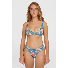 O`Neill O'Neill Bikini-Hose "Boulders Strappy" in Blau/ Bunt - 44% | Gr&ouml;&szlig;e 38 | Damen-bademode