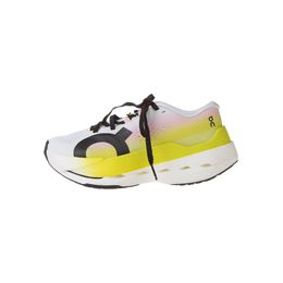 On RUNNING Laufschuhe "Cloudboom Max" in Wei&szlig;/ Gelb - 37% | Gr&ouml;&szlig;e 37,5 | Damen-outdoorschuhe
