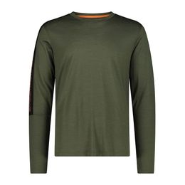 CMP Funktionslongsleeve in Khaki - 54% | Gr&ouml;&szlig;e 54 | Herren-sportshirts