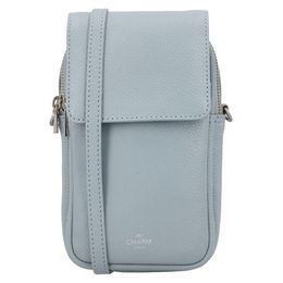 Charm Leder-Handytasche in Hellblau - (B)12 x (H)22 x (T)6 cm - 64% | Damen-handytaschen