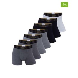 CR7 7er-Set: Boxershorts in Wei&szlig;/ Schwarz/ Grau - 53% | Gr&ouml;&szlig;e L | Herren-waesche