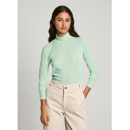 Pepe Jeans Longsleeve in Hellgr&uuml;n - 76% | Gr&ouml;&szlig;e L | Damen-tops