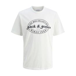 Jack & Jones Jack & Jones Shirt "Jjedover" in Wei&szlig; - 45% | Gr&ouml;&szlig;e L | Herren-plussize