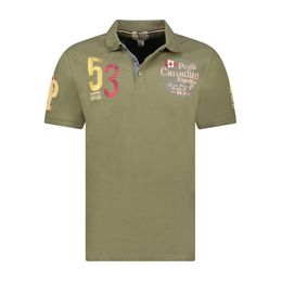 Canadian Peak Poloshirt "Kelaneak" in Khaki - 69% | Gr&ouml;&szlig;e M | Herren-plussize