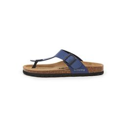 billowy Zehentrenner in Blau - 48% | Gr&ouml;&szlig;e 43 | Herrensandalen