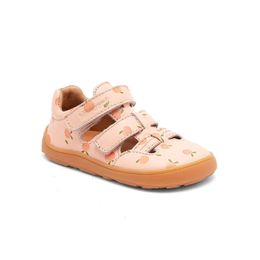 bisgaard Leder-Barfu&szlig;schuhe "Fabio" in Orange - 54% | Gr&ouml;&szlig;e 35 | Kindersandalen
