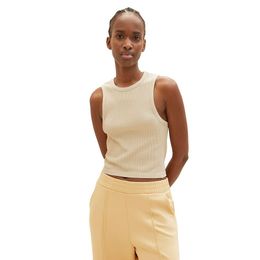 Tom Tailor Top in Beige - 77% | Gr&ouml;&szlig;e L/XL | Damen-tops