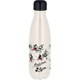 b store Stor Edelstahl-Trinkflasche "Mickey Mouse" in Wei&szlig;/ Schwarz - 780 ml - 20% | Damen-outdoor-ausruestung