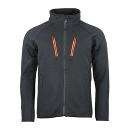 Peak Mountain Fleecejacke "Carision" in Anthrazit - 65% | Gr&ouml;&szlig;e L | Herren-pullover-sport