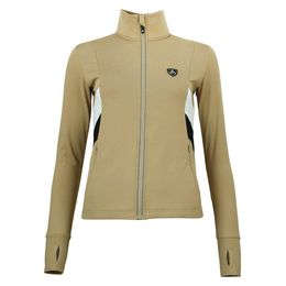 Peak Mountain Trainingsjacke "Aspeed" in Beige - 65% | Gr&ouml;&szlig;e S | Damen-outdoorjacken