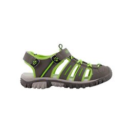 Kimberfeel Trekkinghalbsandalen "Algarve" in Grau/ Gr&uuml;n - 60% | Gr&ouml;&szlig;e 34 | Kinder-outdoor-sport-schuhe