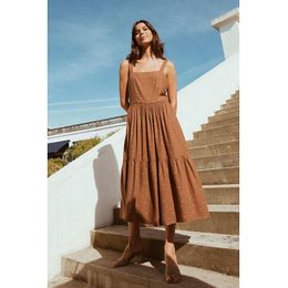 skfk by skunkfunk SKFK Kleid "Izare" in Camel - 70% | Gr&ouml;&szlig;e 38 | Damen-kleider