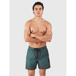 Brunotti Badeshorts "Preves" in Hellblau/ Anthrazit - 57% | Gr&ouml;&szlig;e M | Herren-bademode-sport