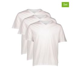 Jack & Jones Jack & Jones 3er-Set: Shirts in Wei&szlig; - 42% | Gr&ouml;&szlig;e M | Herren-plussize