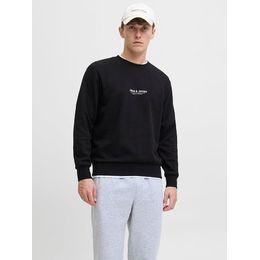 Jack & Jones Jack & Jones Sweatshirt in Schwarz - 60% | Gr&ouml;&szlig;e S | Herren-plussize