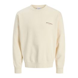 Jack & Jones Jack & Jones Sweatshirt "Dover" in Creme - 45% | Gr&ouml;&szlig;e M | Herren-plussize
