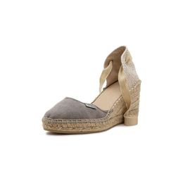 natural world Keilpumps in Grau/ Beige - 59% | Gr&ouml;&szlig;e 38 | Pumps