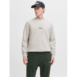 Jack & Jones Jack & Jones Sweatshirt in Creme - 65% | Gr&ouml;&szlig;e M | Herren-plussize