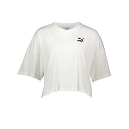 Puma Shirt "C- PMA Classics" in Wei&szlig; - 80% | Gr&ouml;&szlig;e M | Damen-tops