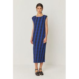 skfk by skunkfunk SKFK Kleid "Idurre" in Blau/ Schwarz - 57% | Gr&ouml;&szlig;e 36 | Damen-kleider