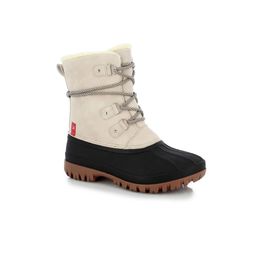 Kimberfeel Winterstiefel "Hortence" in Creme/ Schwarz - 46% | Gr&ouml;&szlig;e 41 | Damen-stiefel