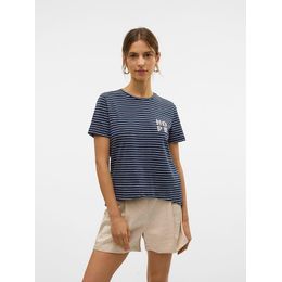 V&eacute;ro Moda Vero Moda Shirt "Simone" in Dunkelblau - 52% | Gr&ouml;&szlig;e S | Damen-tops