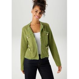 Aniston Blazer in Gr&uuml;n - 60% | Gr&ouml;&szlig;e 38 | Damenjacken