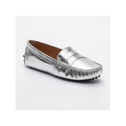 CHARLES & SMITH Mokassins "Thandie" in Silber - 57% | Gr&ouml;&szlig;e 37 | Damen-schuhe-halbschuhe