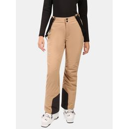Kilpi Ski-/ Snowboardhose "Elare" in Beige - 67% | Gr&ouml;&szlig;e 42 | Damen-sporthosen