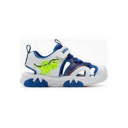 Bull Boys Halbsandalen "Spinosauro" in Wei&szlig;/ Blau - 76% | Gr&ouml;&szlig;e 35 | Kindersandalen