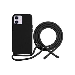SmartCase Case mit Kordel f&uuml;r iPhone 11 in Schwarz - 72% | Damen-handytaschen
