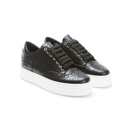 British Passport Leder-Sneakers in Schwarz - 66% | Gr&ouml;&szlig;e 36 | Damen-sneakers