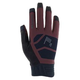 Roeckl Sports Fahrradhandschuhe "Murnau" in Schwarz/ Rot - 45% | Gr&ouml;&szlig;e 10,5 | Damenhandschuhe