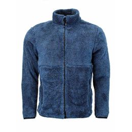 Peak Mountain Fleecejacke "Chef" in Blau - 64% | Gr&ouml;&szlig;e XL | Herren-pullover-sport