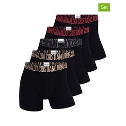 CR7 5er-Set: Boxershorts in Schwarz - 55% | Gr&ouml;&szlig;e L | Herren-waesche