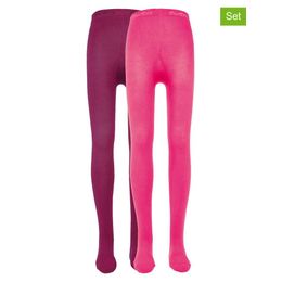 Ewers 2er-Set: Strumpfhose in Pink/ Lila - 47% | Gr&ouml;&szlig;e 92 | Kinder-socken-strumpfhosen