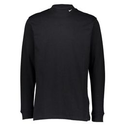 Nike Sportswear Longsleeve "Life Mock" in Schwarz - 77% | Gr&ouml;&szlig;e S | Herrenshirts