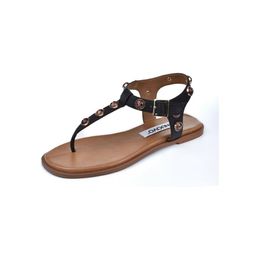 Inuovo Leder-Sandalen in Schwarz - 71% | Gr&ouml;&szlig;e 35 | Damen-sandalen