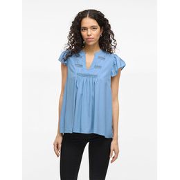 Vila Bluse in Hellblau - 69% | Gr&ouml;&szlig;e 38 | Damen-blusen
